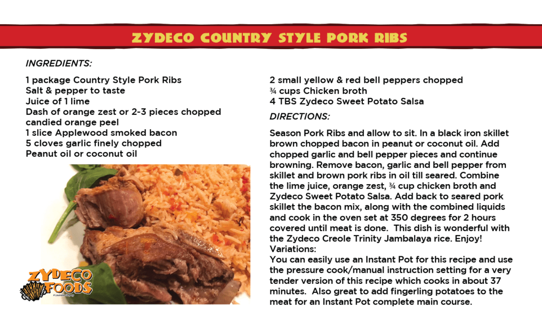 Zydeco Foods - Zydeco Salsa Sweet Potato, Red Bean, & Creole Trinity